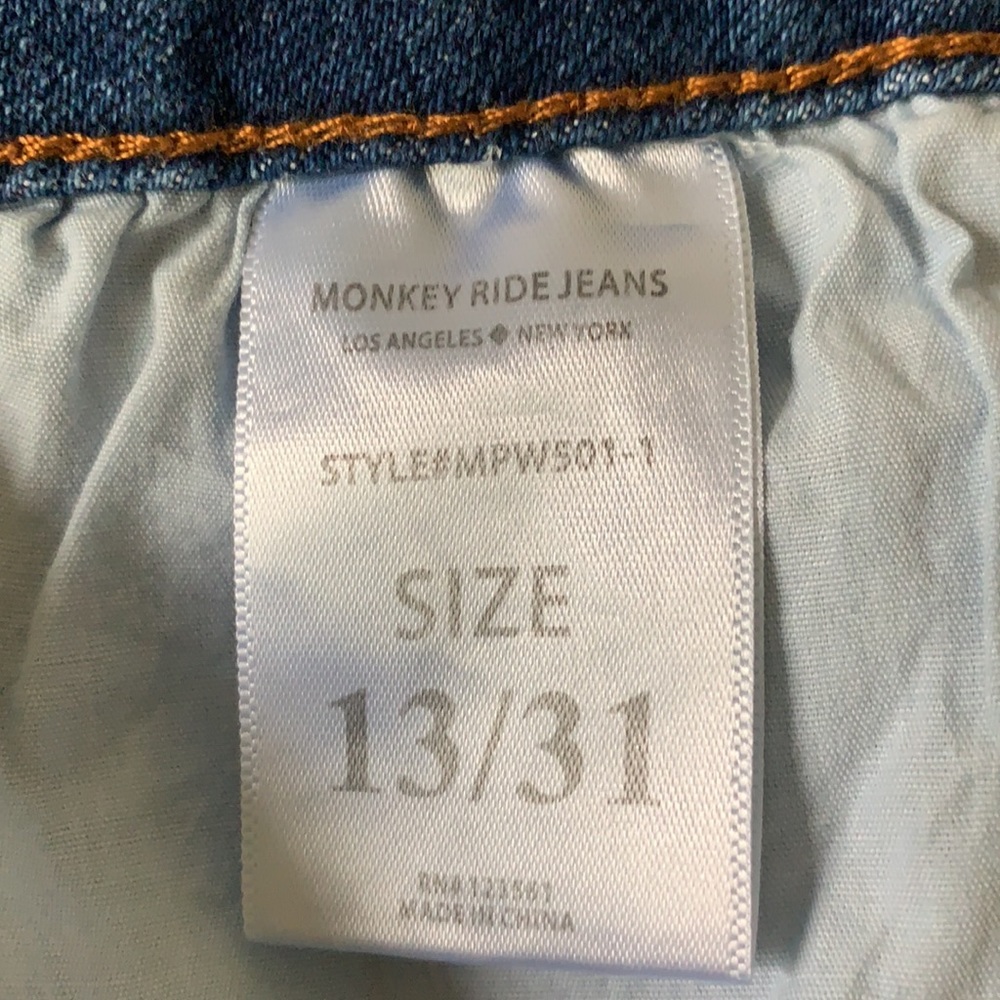 Monkey Ride Original Vintage Skinny High Rise Jeans - Gem